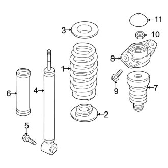 2014 Volkswagen Jetta OEM Suspension Parts - Shocks, Struts | CARiD