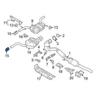 Volkswagen OEM Exhaust Parts - Systems, Tips, Pipes, Manifolds | CARiD
