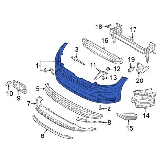 Volkswagen Replacement Front Bumpers | Covers, Face Bars – CARiD.com