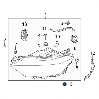 Volkswagen Tiguan Headlight Components | Brackets, Adapters — CARiD.com
