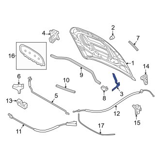 Volkswagen Hood Hinges & Springs — CARiD.com