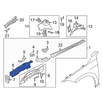 Volkswagen Arteon Replacement Chassis Frames & Rails - CARiD.com