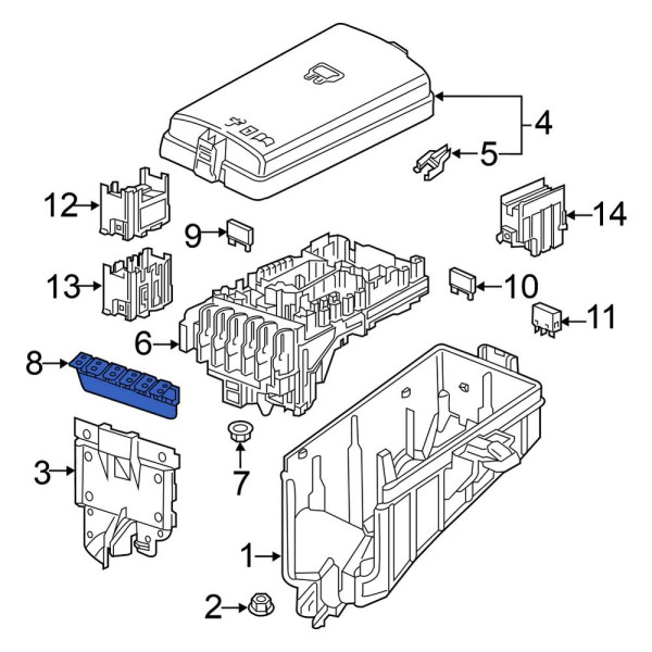 Volkswagen OE 5Q0937629C - Multi-Purpose Fuse