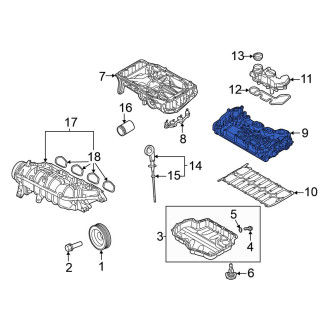 Volkswagen Taos Engine Valve Covers & Parts | Gaskets, Bolts — CARiD.com