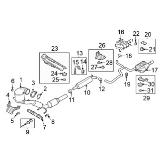 2022 Volkswagen Jetta OEM Exhaust Parts - Systems, Tips | CARiD