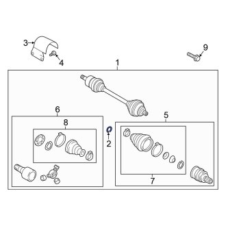Volkswagen Taos CV Joints, Boots & Parts - Inner, Outer | CARiD
