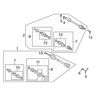Volkswagen Atlas Replacement Axles & Components – CARiD.com