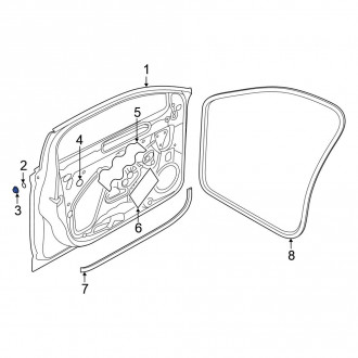 Volkswagen Jetta Door Moldings | Side, Edge, Belt – CARiD.com