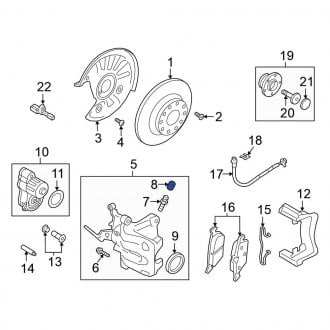 Volkswagen Taos OEM Brake Parts | Pads, Bleeders, Rotors — CARiD.com