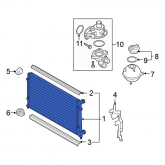 Volkswagen Beetle OEM Engine Cooling Parts | Radiators, Fans — CARiD.com