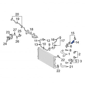 Volkswagen Golf OEM Engine Cooling Parts | Radiators, Fans — CARiD.com