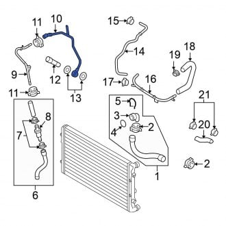 Volkswagen Golf OEM Engine Cooling Parts | Radiators, Fans — CARiD.com