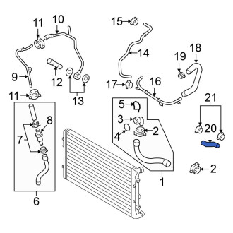 Volkswagen Golf OEM Engine Cooling Parts | Radiators, Fans — CARiD.com