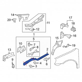 Volkswagen Jetta Replacement Chassis Frames & Rails - CARiD.com