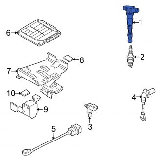 Volkswagen OEM Ignition Parts - Coils, Spark Plugs, Wires | CARiD