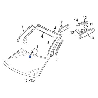 Volkswagen Jetta OEM Window Parts | Visors, Regulators — CARiD.com