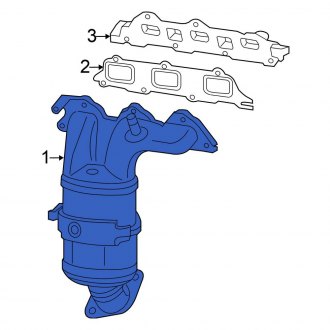 2012 Volkswagen Routan OEM Exhaust Parts - Systems, Tips | CARiD