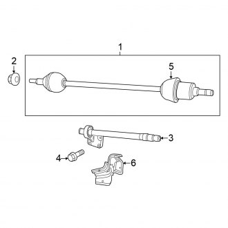 2009 Volkswagen Routan OEM Driveline & Axle Parts - Hubs | CARiD