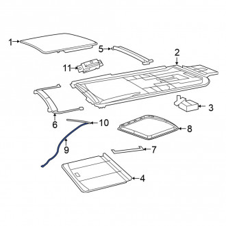 Volkswagen OEM Roofs & Parts | Panels, Drip Rails, Braces — CARiD.com