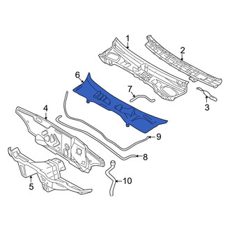 Volvo Cowl Panels & Parts | Vent Grills, Screens — CARiD.com