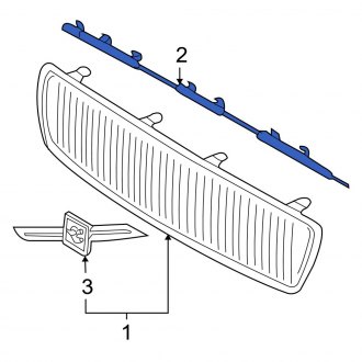 Volvo Grille Brackets & Hardware | Clips, Brackets — CARiD.com