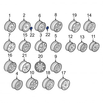 Volvo Wheel Center Caps | Emblems, Logos, Trim Rings – CARiD.com