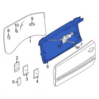 Volvo OEM Window Parts | Visors, Regulators, Motors — CARiD.com