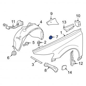 Volvo Fender Braces & Hardware | Bolts, Brackets, Screws — CARiD.com