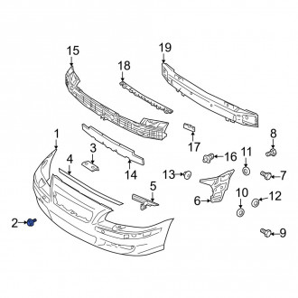 Volvo XC90 OEM Bumpers | Genuine Front & Rear Bumpers — CARiD.com
