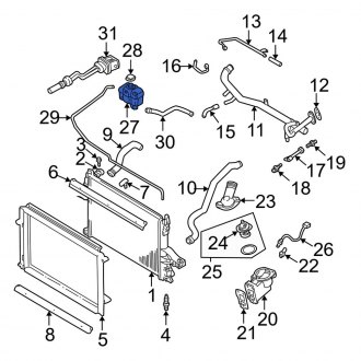 Volvo XC90 OEM Engine Cooling Parts | Radiators, Fans — CARiD.com