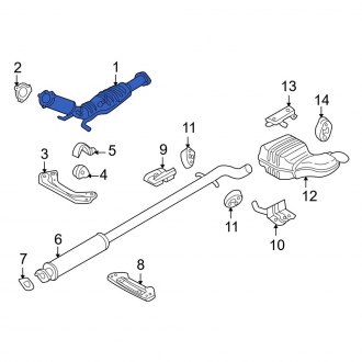 Volvo S60 OEM Exhaust Parts | Systems, Tips, Pipes — CARiD.com