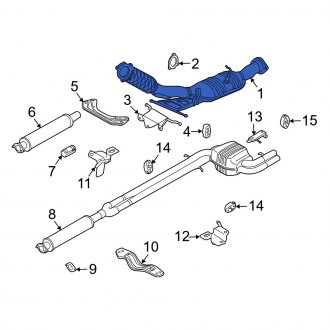 Volvo XC90 OEM Exhaust Parts | Systems, Tips, Pipes — CARiD.com