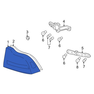 Volvo S60 OEM Tail Lights - LED, Fiber Optic | CARiD
