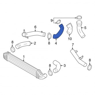 Volvo XC60 Replacement Intercooler Hoses — CARiD.com