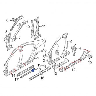 Volvo V60 OEM Chassis Frames & Body Parts | Tubs, Doors — CARiD.com