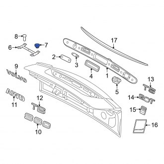 Volvo XC90 Trunk & Tailgate Hardware — CARID.com