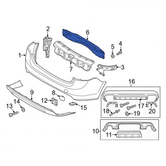 Volvo S60 Bumper Reinforcements & Energy Absorbers – CARiD.com