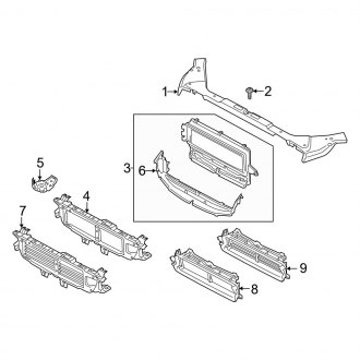 2023 Volvo S60 Radiator Support Covers — CARiD.com