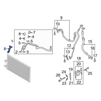Volvo V90 A/C Condensers & Parts | Brackets, Seals — CARiD.com