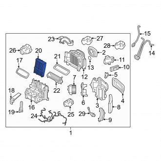 Volvo V60 HVAC Heater Cores | Seals, Clamps, Boxes — CARiD.com