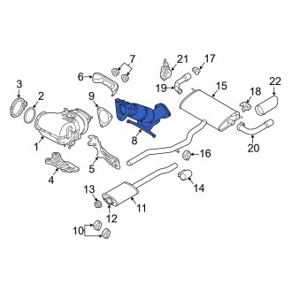 Volvo V60 OEM Exhaust Parts | Systems, Tips, Pipes — CARiD.com