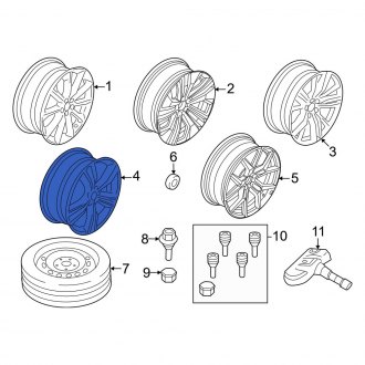 Volvo V60 OEM Wheels & Tires | Lug Nuts, TPMS Sensors — CARiD.com