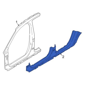 Volvo S60 Rocker Panels, Floor Pans, Moldings — CARiD.com