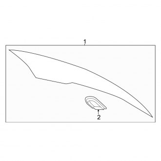 2022 Volvo S60 Rear Window Glass — CARiD.com