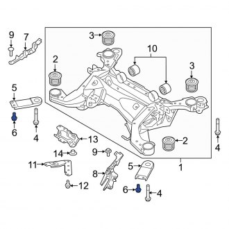 Volvo V60 Chassis Frames Hardware | Clips, Plugs — CARiD.com