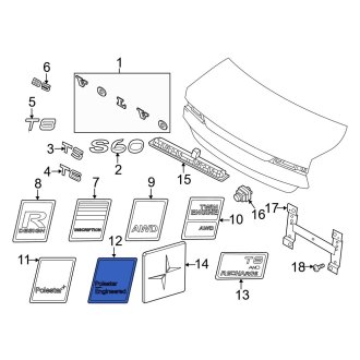 Volvo OE™ Emblems & Logos - CARiD.com