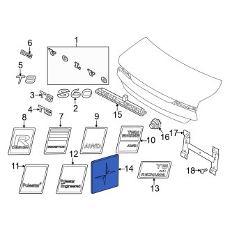 Volvo OE™ Emblems & Logos - CARiD.com