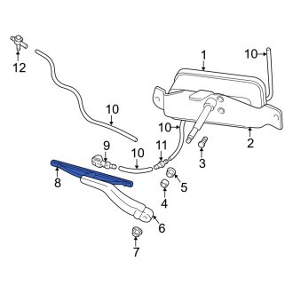 Volvo OEM Wiper Blade & Washer Parts | Motors, Wiper Arms — CARiD.com
