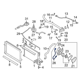 Volvo XC90 OEM Engine Cooling Parts - Radiators, Fans | CARiD