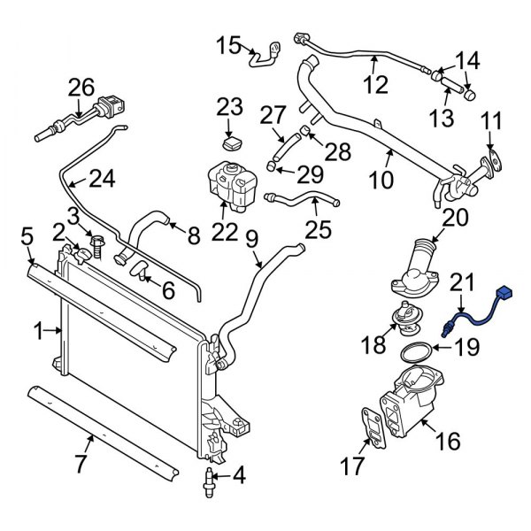 Volvo OE 8653103 - Engine Coolant Temperature Sensor